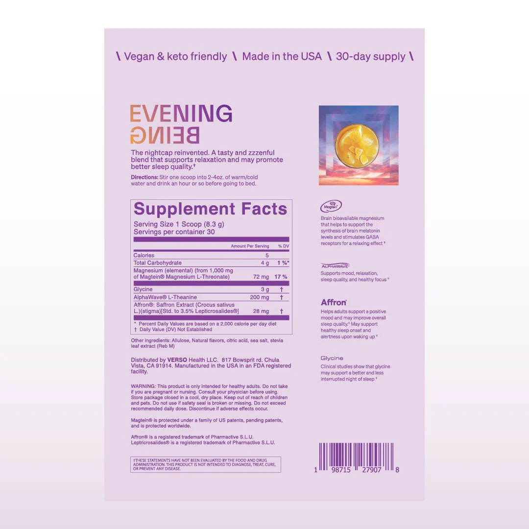 Evening Being - VERSO CELL BEING